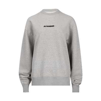 JilSander印花全棉套头卫衣女士