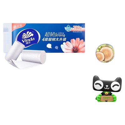 维达超韧4层纸巾家用实惠
