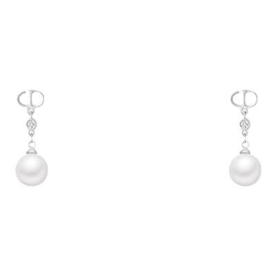 浪漫crush法式珍珠吊坠耳环