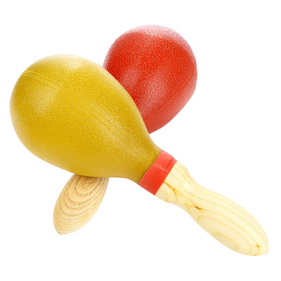 木制手柄喝酒娱乐聚会一对沙锤