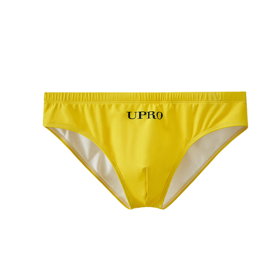 UPRO x CurioHood联名三角泳裤黄色字母印花限时发售（补货中）