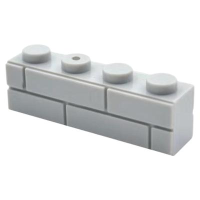 兼容乐高积木墙砖军事堡垒战壕废墟碉堡城墙砖建筑场景基地玩具