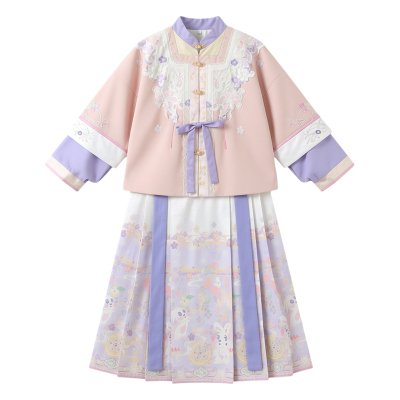 女童汉服明制超仙唐装马面裙