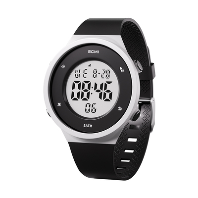 佑烁简约拼色夜光学生电子手表