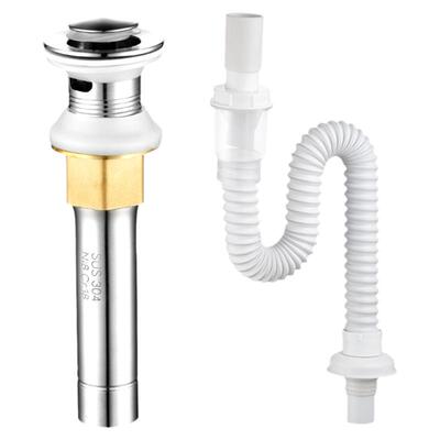 面盆下水器洗脸盆304不锈钢防臭
