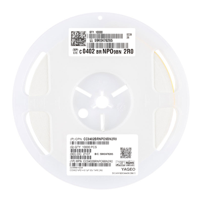 0402贴片电容2pF(2R0)0.1pF50V