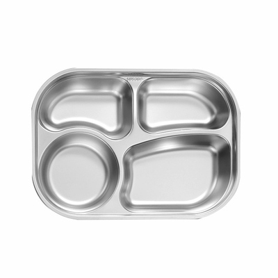 家典美304钢儿童分格餐盘