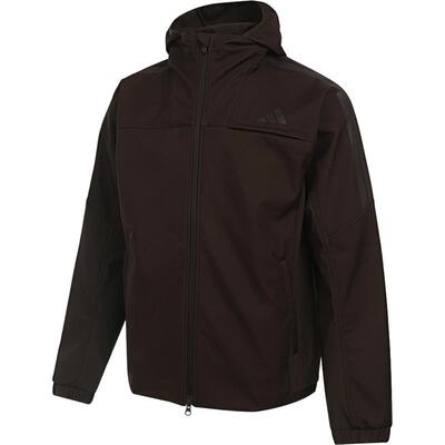 阿迪达斯男士连帽耐穿梭织外套