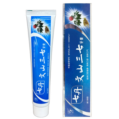 云南七丹三七植物牙膏100g正品