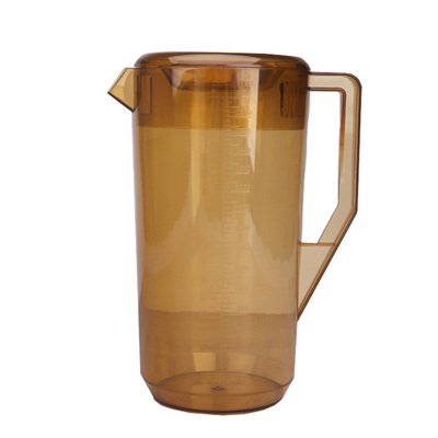 量杯塑料茶色耐摔量杯冷水壶扎壶