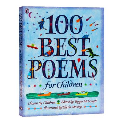 进口英语原版正版给孩子的100首诗 100 Best Poems for Children  当代经典诗歌集 幼儿启蒙 儿童诗词诗歌绘本 英文版进口文学书籍