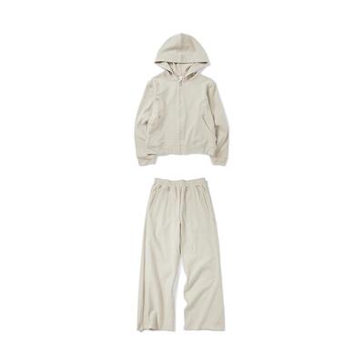 Dodopoli女童德绒运动卫衣套装柔软保暖透气上衣春秋休闲外套长裤