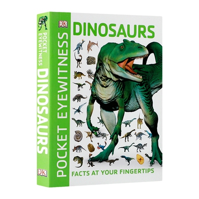 目击者系列 恐龙 英文原版 Pocket Eyewitness Dinosaurs DK口袋英文版 进口英语原版书籍
