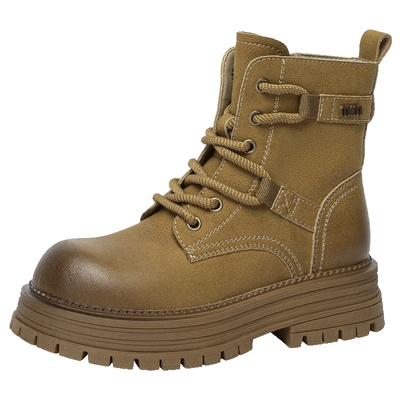 戈美其厚底增高复古马丁靴