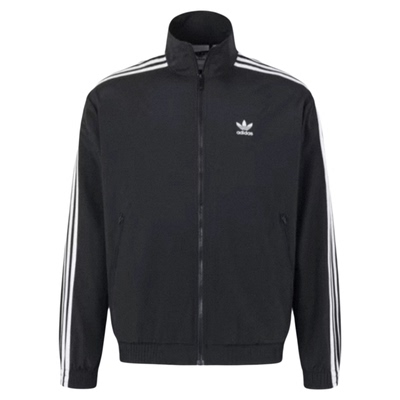 adidas阿迪达斯 三条纹立领梭织运动夹克外套KB2466KC1455JP1253