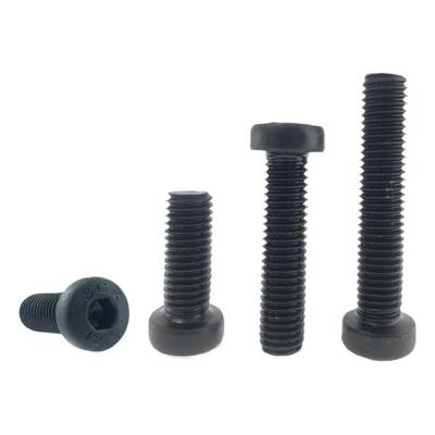 12.9级碳钢发黑薄头内六角螺栓