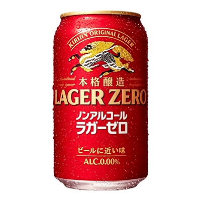 日本进口麒麟红罐无醇拉格啤酒