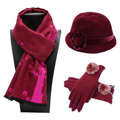 过新年生日礼物实用送妈妈婆婆奶奶中老年人长辈老人祝寿围巾帽子