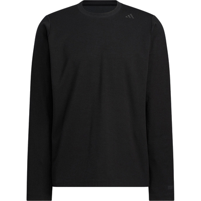 Adidas/阿迪达斯正品2025秋季款男士日常圆领透气长袖上衣KB5105