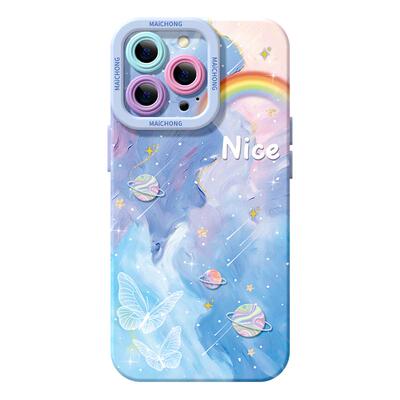 适用苹果17手机壳女款iphone16pro保护套13mini全包14防摔11/12/xs软外壳7plus硅胶8高级15涂鸦se个性max星云