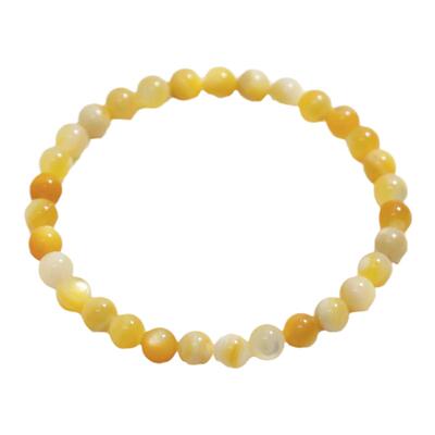 超润情侣天然黄金贝手链