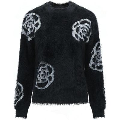 COCOBELLA提花银丝亮片针织衫