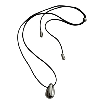 SAMPAN冷淡风水滴吊坠毛衣链女