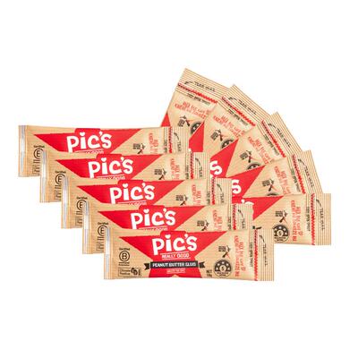 Pics皮卡思新西兰无添加盐花生酱健身顺滑便携条饼干180g小包装