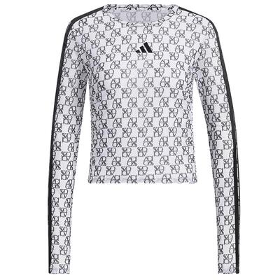 adidas阿迪达斯春季女子运动休闲长袖T恤JY7664