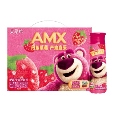 安慕希AMX草莓味酸奶230g×10瓶