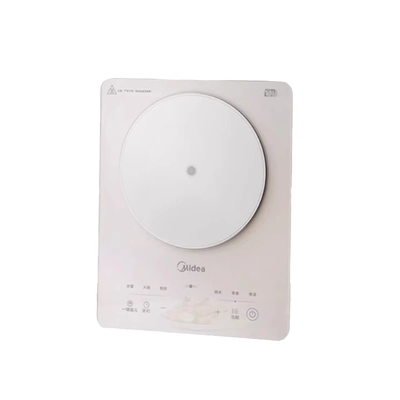 美的铂钻大面板家用E22B23电磁炉2200W大功率火锅炒菜全套电磁灶