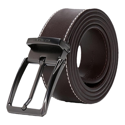 七匹狼官方正品男士针扣皮带合金扣头休闲商务百搭官方正品腰带潮