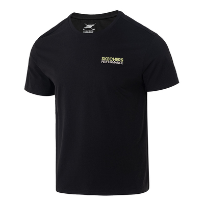 斯凯奇短袖情侣2026新款运动T恤黑色南庄镇女装针织上衣圆领半袖