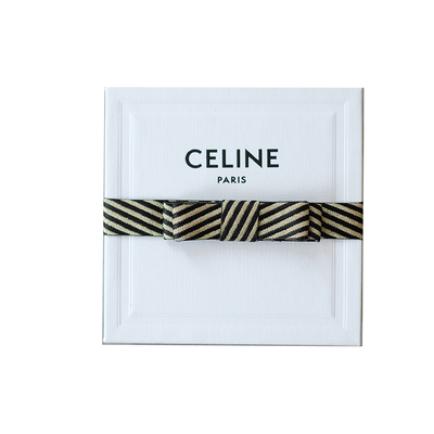 黑色金色斜纹丝带节日礼物织带