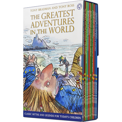 The Greatest Adventures in the World Collection 经典冒险故事集 10册盒装桥梁书 英雄传奇 英语课外读物 英文原版进口儿童图书