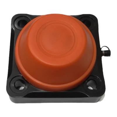 君成轴承座带油封防水橙色盖防水