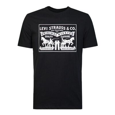 短袖t恤李维斯休闲时尚男士中年