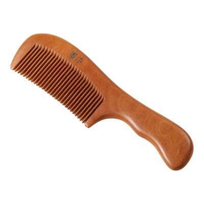 素木维莎老桃木梳子圆滑梳齿