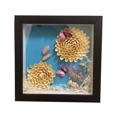 立体框中空 定制加厚标本框  diy衍纸画框 模型昆虫手机装裱画框