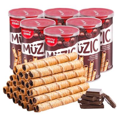 巧克力注心蛋卷0反式脂肪夹心卷