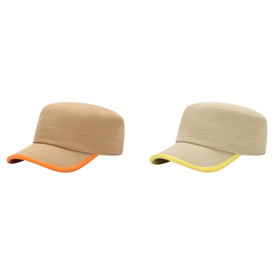 AXYPAGES复古帆布平顶帽马术帽