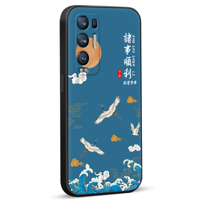 秋昊适用于opporeno5pro+手机壳pdrm00国风新款reno5pro+保护套pdrt00防摔0pp0reno5pro+新款时尚oporeno5pr0