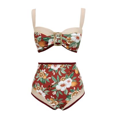 VisualMood复古红度假比基尼