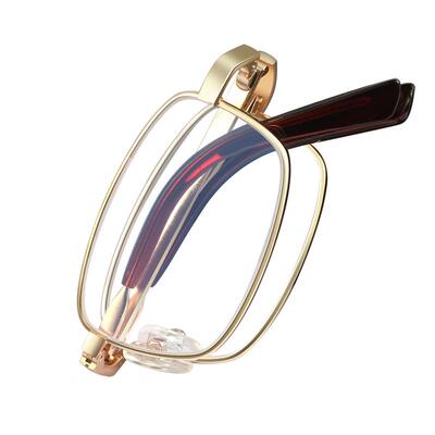 老花镜高清水晶看近折叠眼镜