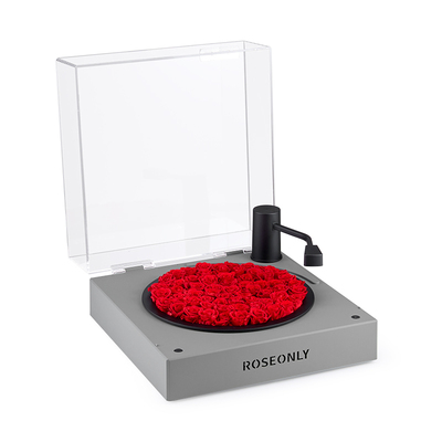 ROSEONLY留声机永生玫瑰花送女友