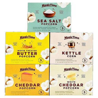 芝士咸味黄油微波炉爆米花