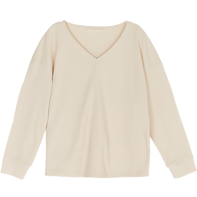 铜牛华夫格领女秋季新款vs192