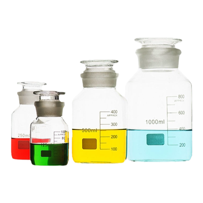 玻璃试剂瓶刻度密封广口瓶试剂瓶