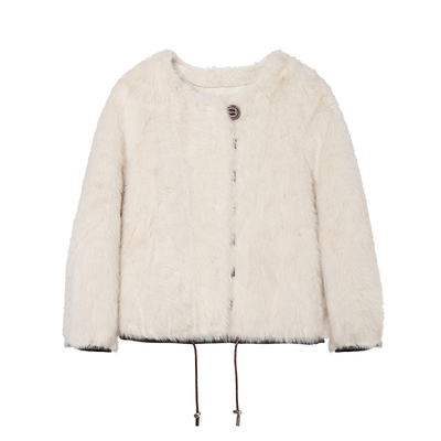 VIEA.ING薇迎冬季毛绒皮草短外套