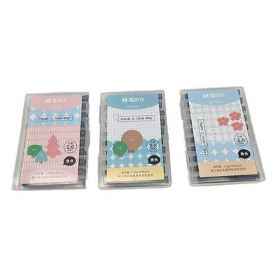 晨光2.6mm小口径金属钢笔墨囊黑
